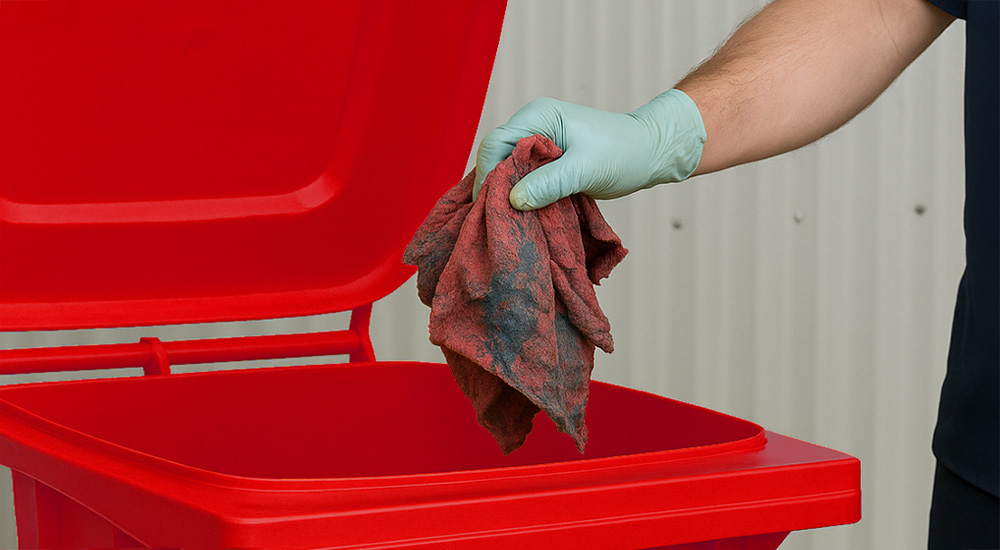 How to Dispose of Dirty Rags | SpillPro
